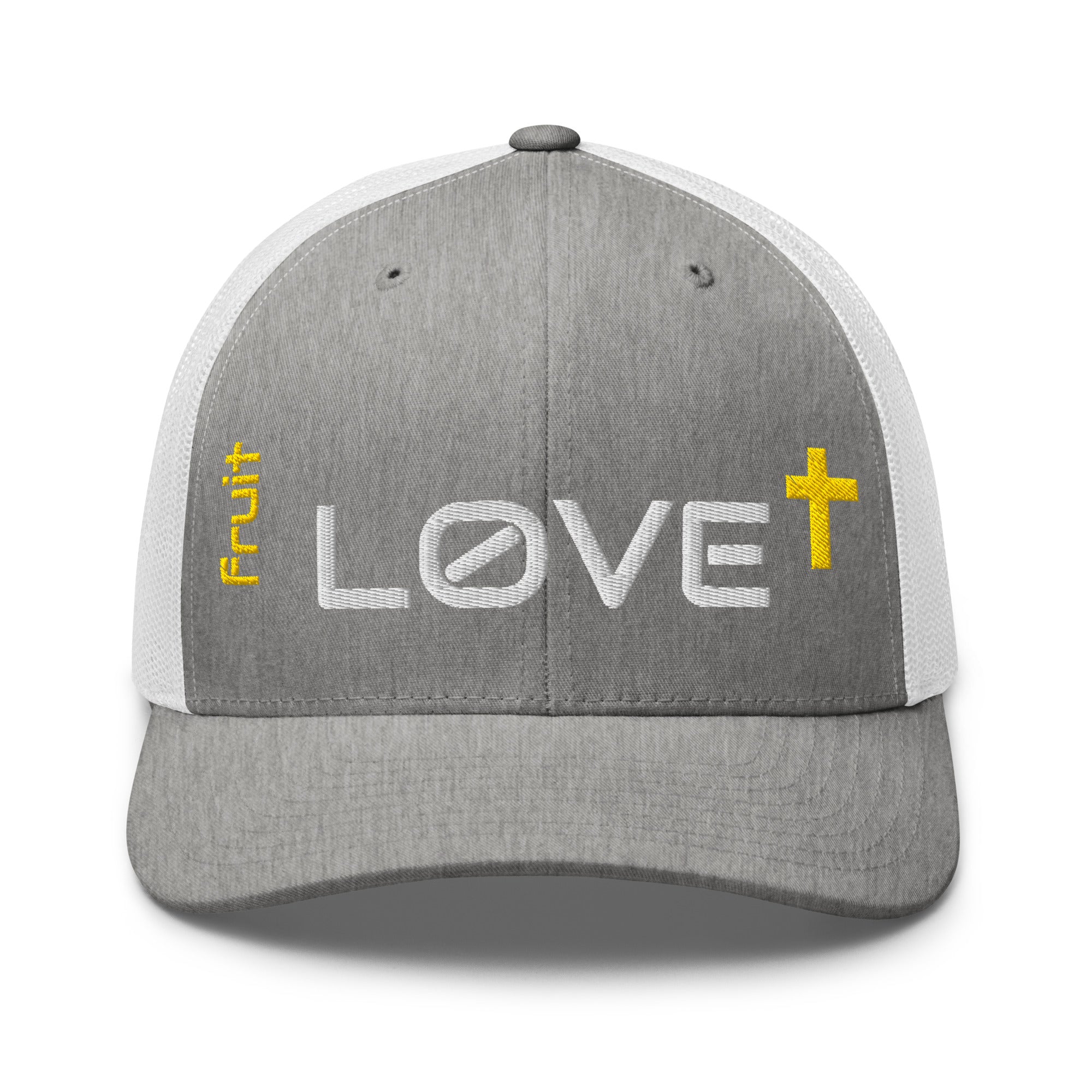 fruit Series - fruitLOVE (bear the fruit of love) Cross Heather Grey/W ...